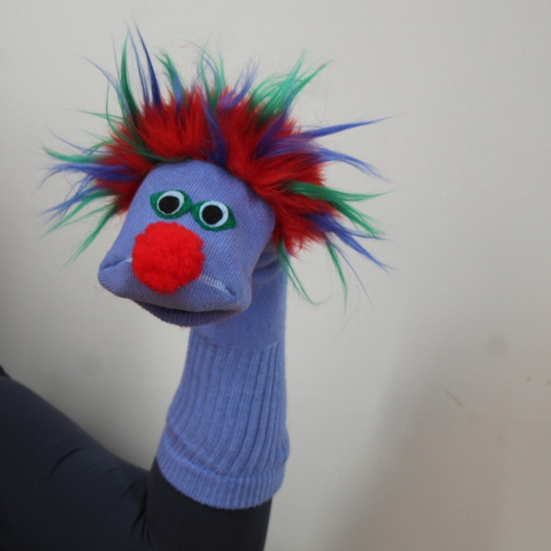 Colorful Classic Sock Puppet Sammy Sockett with | Etsy