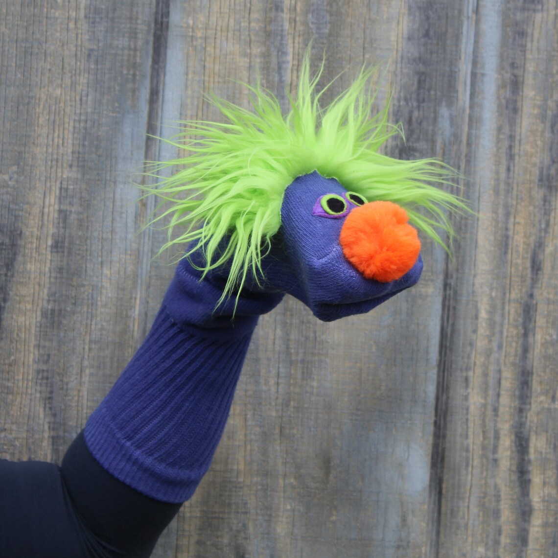 Colorful Luxury Sock Puppet sammy Sockett® in - Etsy