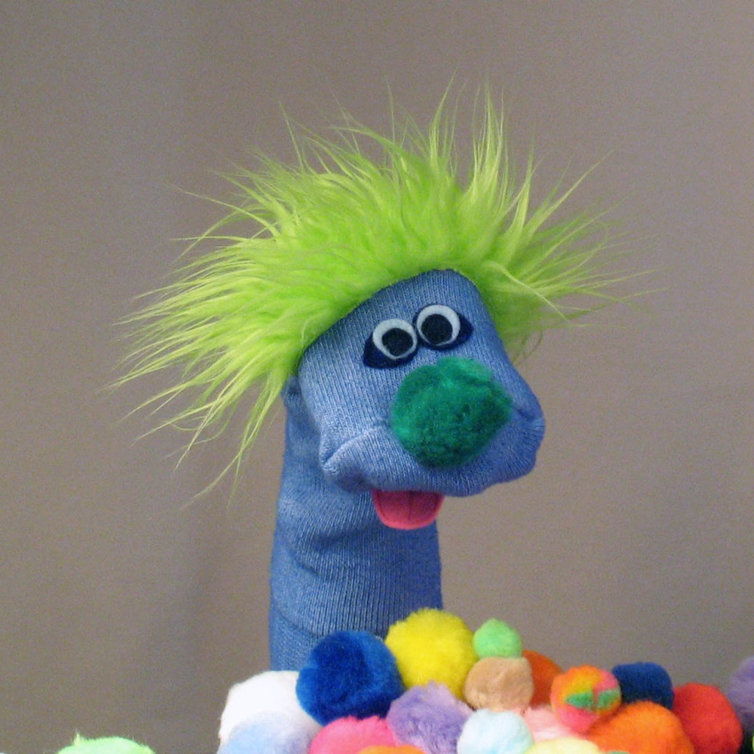 Classic "sammy" Sock Puppet, Professionally Sewn, Handmade to Order ...