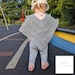 Popcorn Poncho - Baby Crochet Pattern PDF Download - Etsy UK