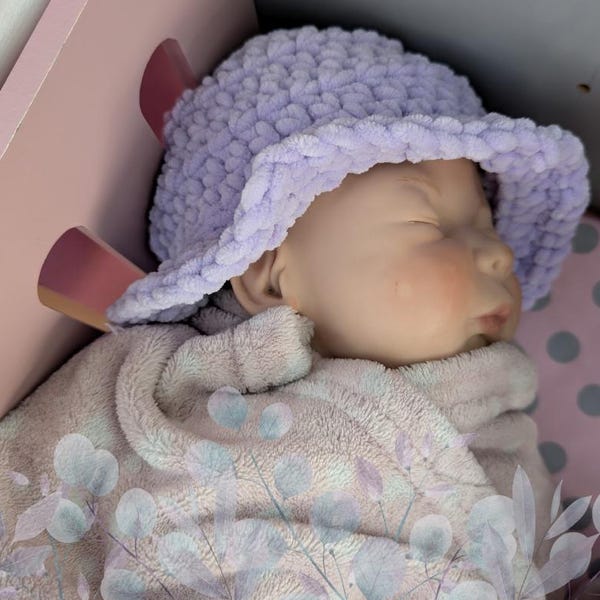 Chenille Baby Hat - Etsy