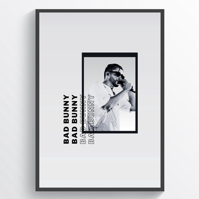 Bad Bunny Poster - Etsy