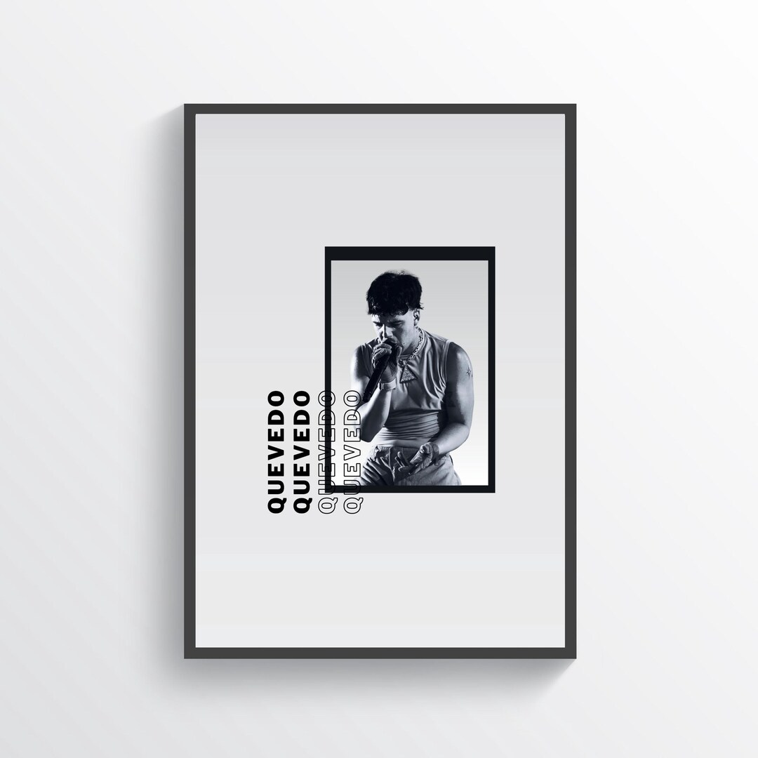 Quevedo Poster Album Cover Print Digital Download for Fans Latin Trap ...