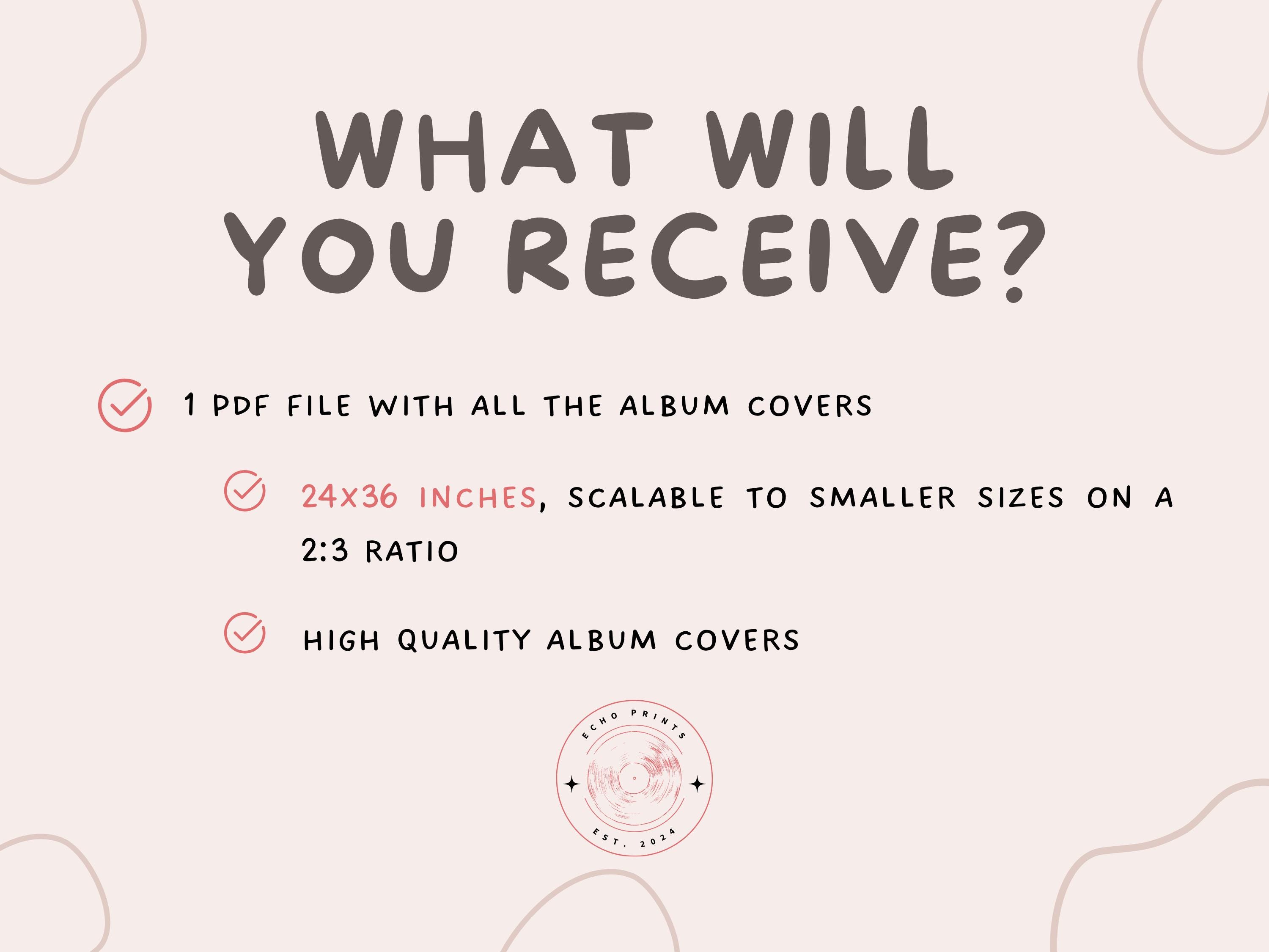 Taylor Swift Bundle Album Cover Poster, Set of 11 Taylor Swift Album ...