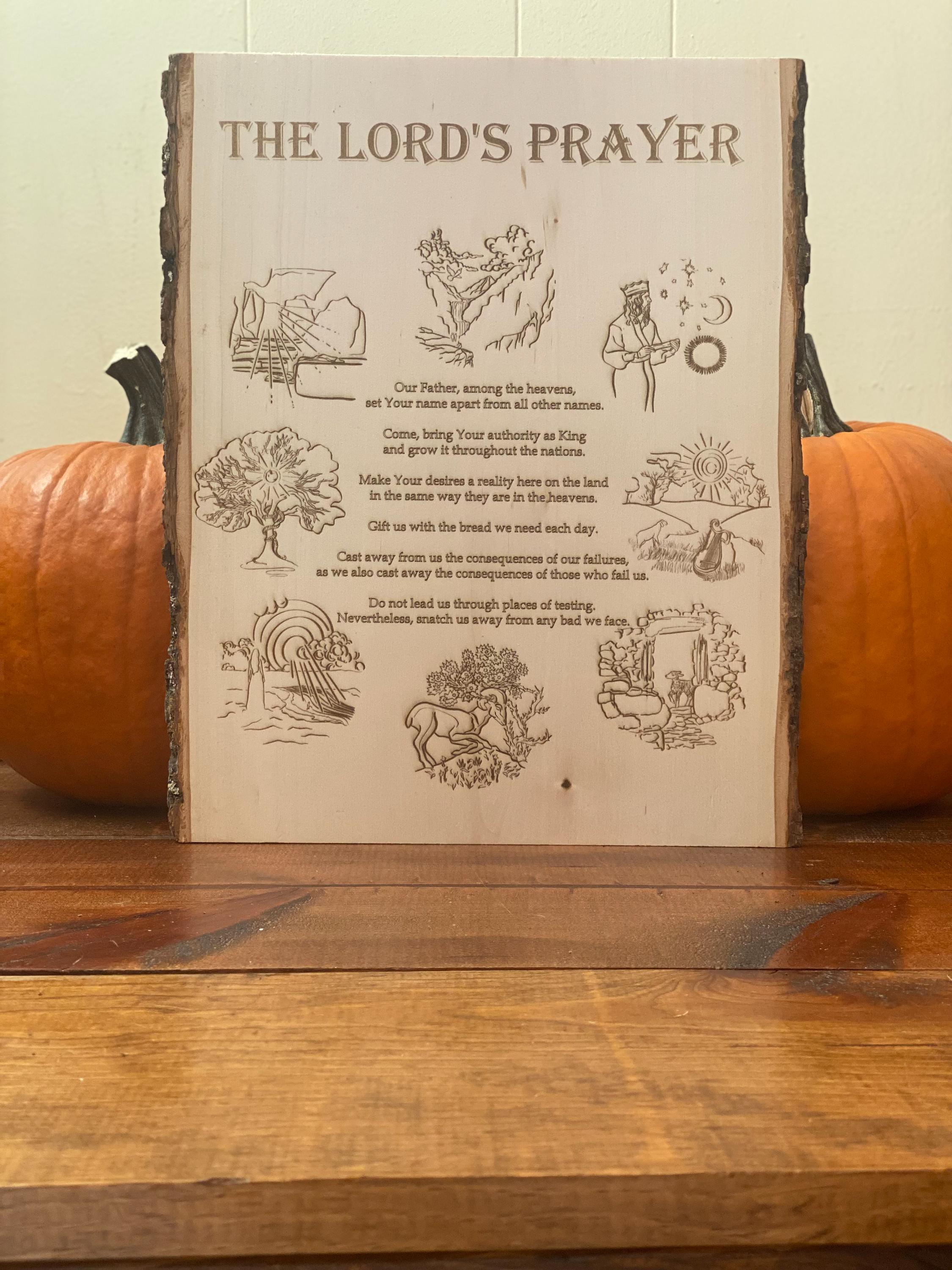Lord's Prayer Our Father Wooden Wall Art Plaque - Etsy