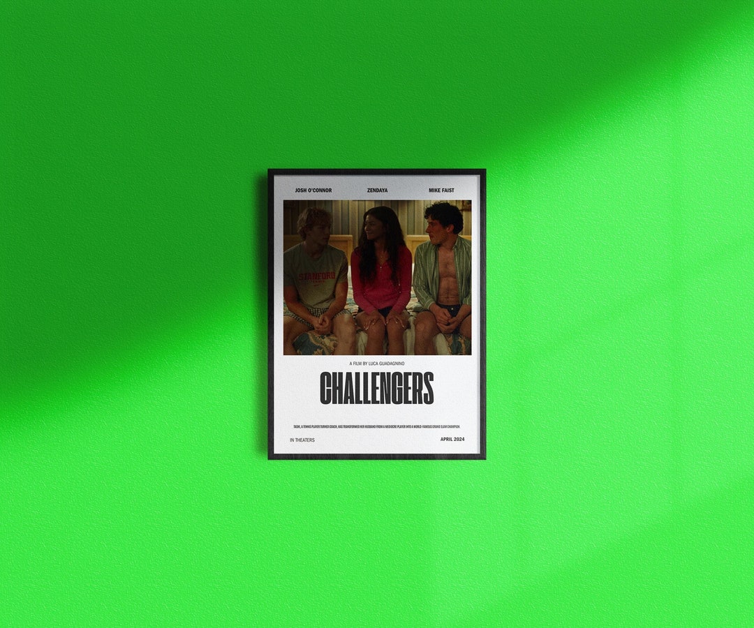 Challengers Minimalist Poster Modern Movie Art Print for Sports Fans ...