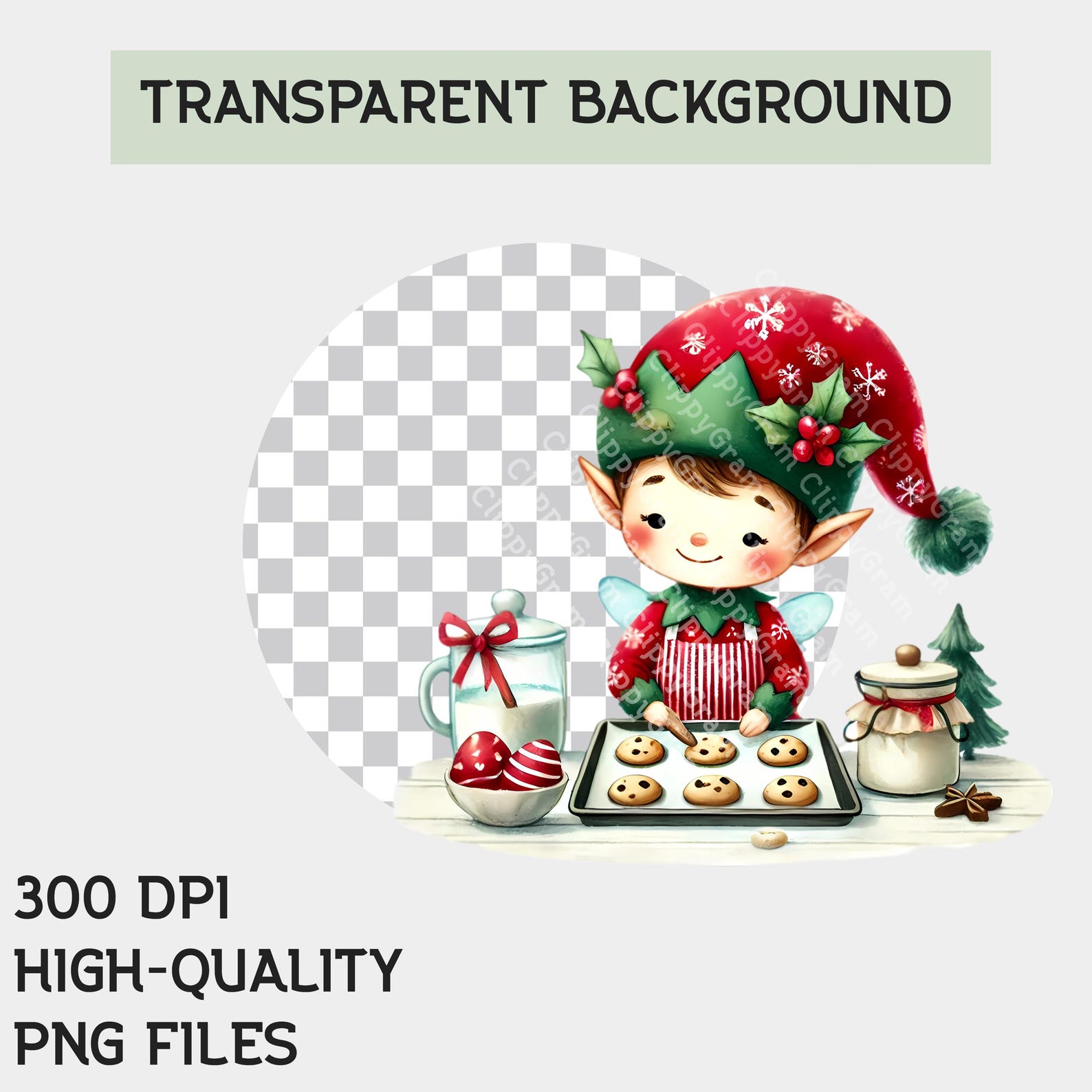 30 Watercolor Whimsical Christmas Elves Clipart Santa, Winter, Elf on ...