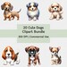 Cats Clipart Bundle | 20 Cute Cat Breeds PNG Printable, Cute Cats for ...