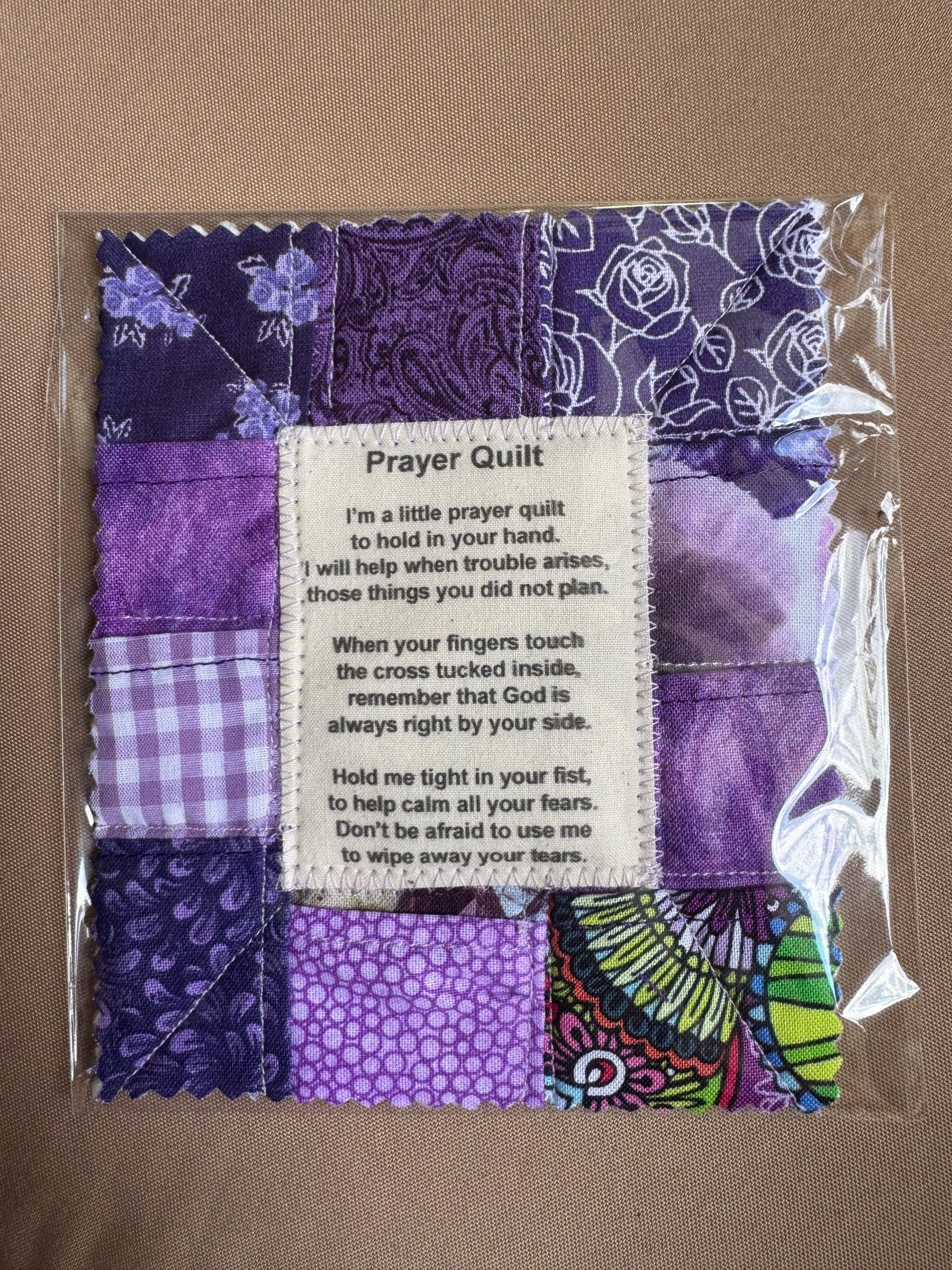Mini Prayer Quilt - Purple - Etsy