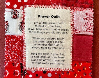 Mini Prayer Quilt Handmade Set of 2 - (#10) - Etsy