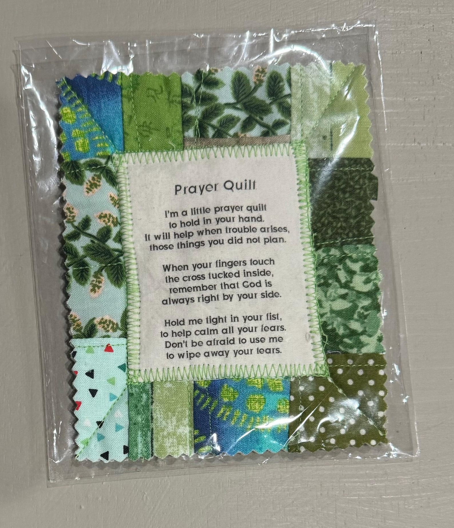 Mini Prayer Quilt - Green - Etsy