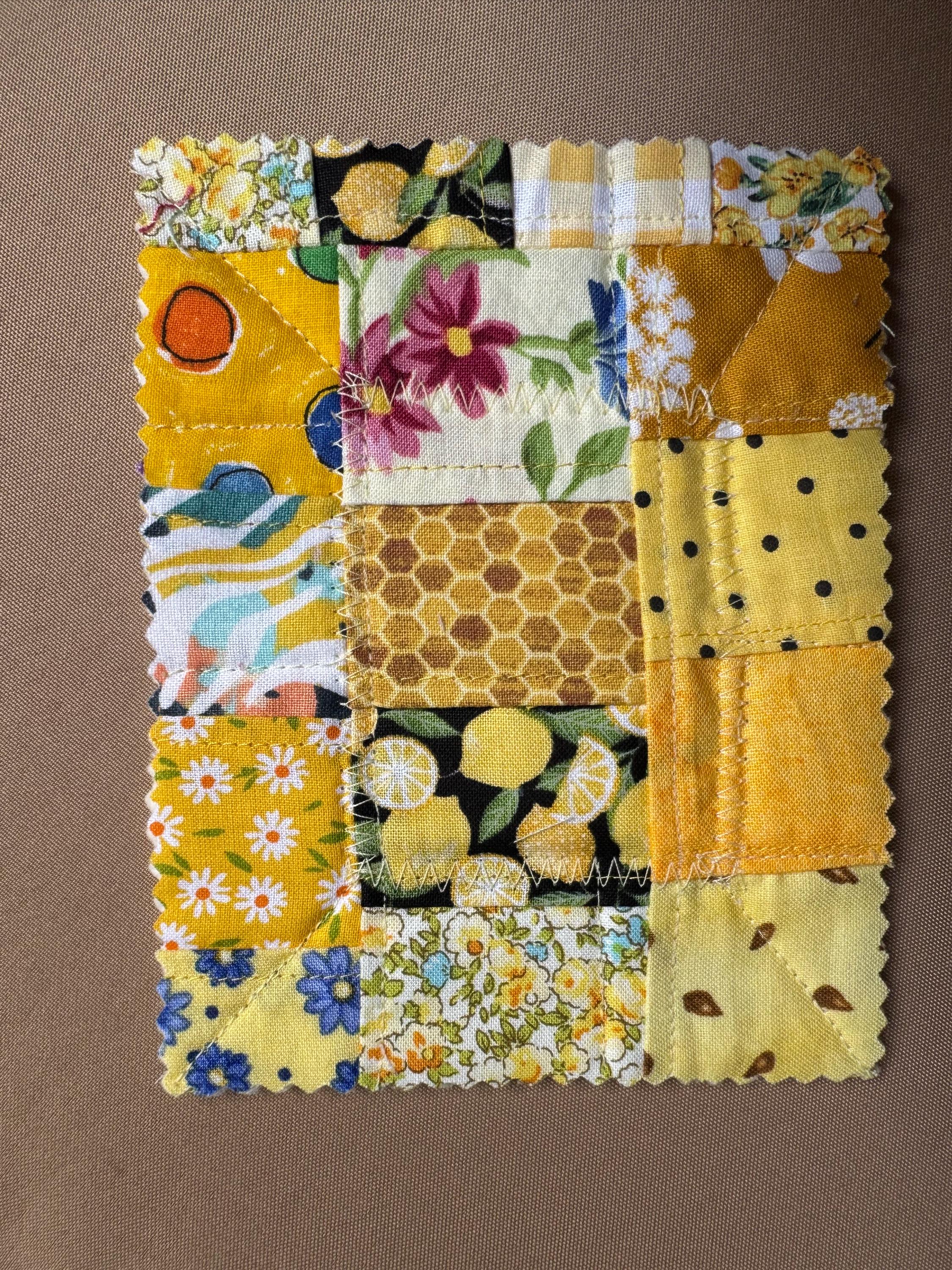 Mini Prayer Quilt - Yellow - Etsy