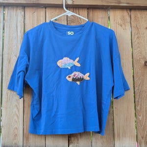 Patchwork T-shirt - Etsy