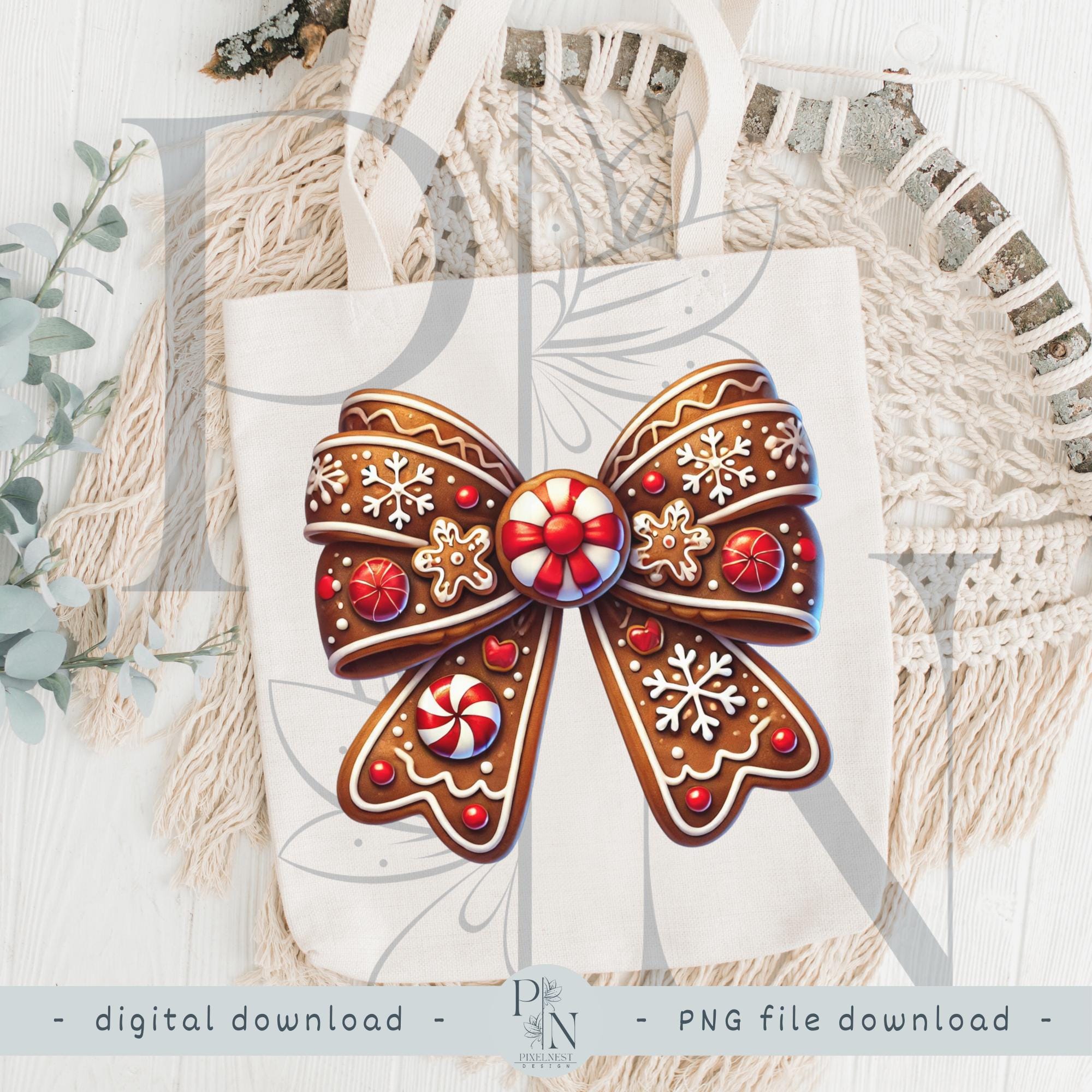 Christmas Bow Bundle | Christmas Bow Clipart Set - 9 Festive Holiday ...