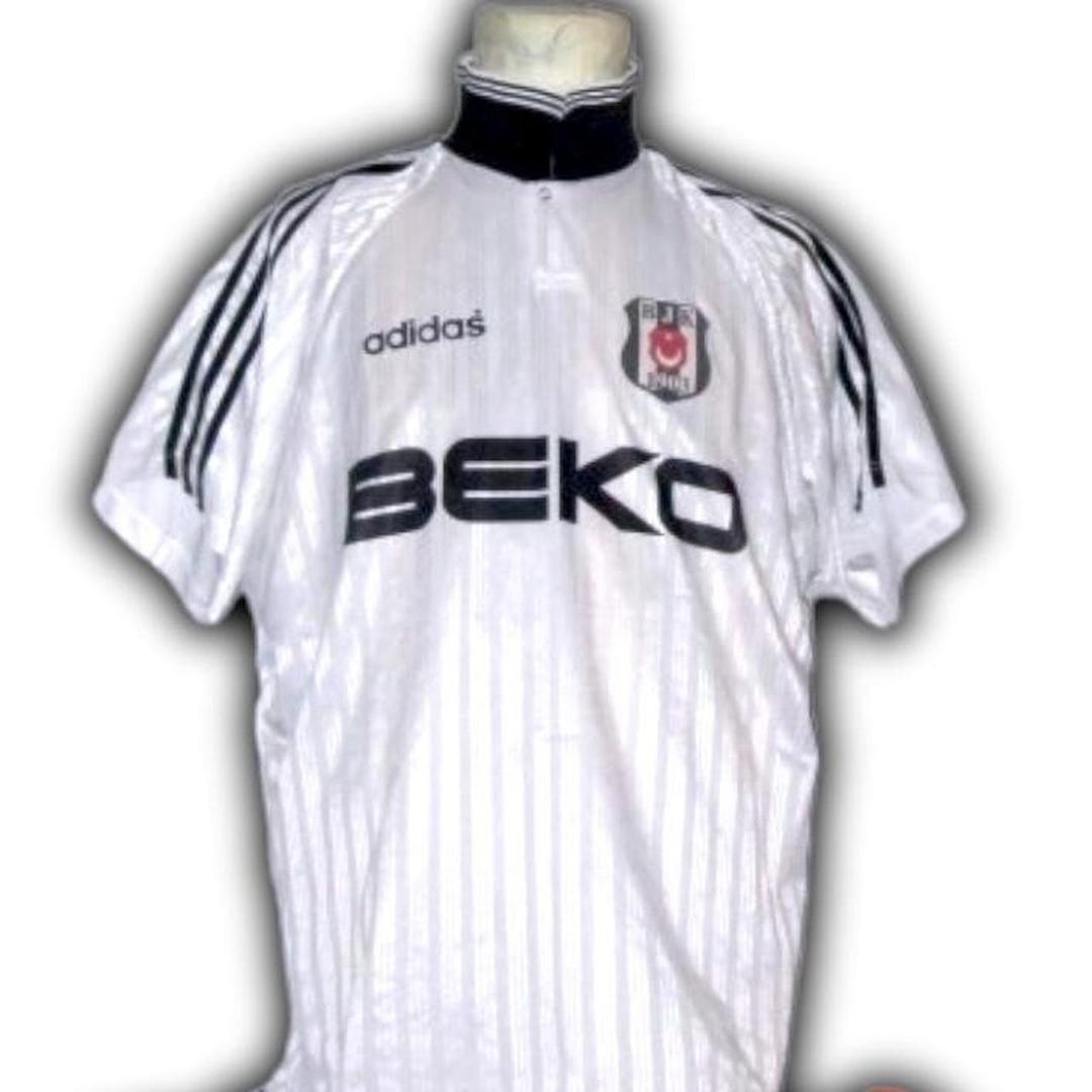 Match Worn BJK Besiktas Turkey 1997 1998 Home Shirt Jersey Trikot ...