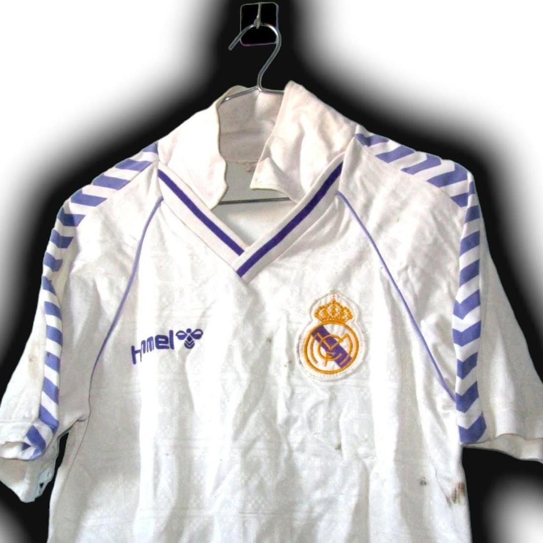 Real Madrid Spain 1986 1987 1988 Home Shirt Jersey Trikot Maglia ...