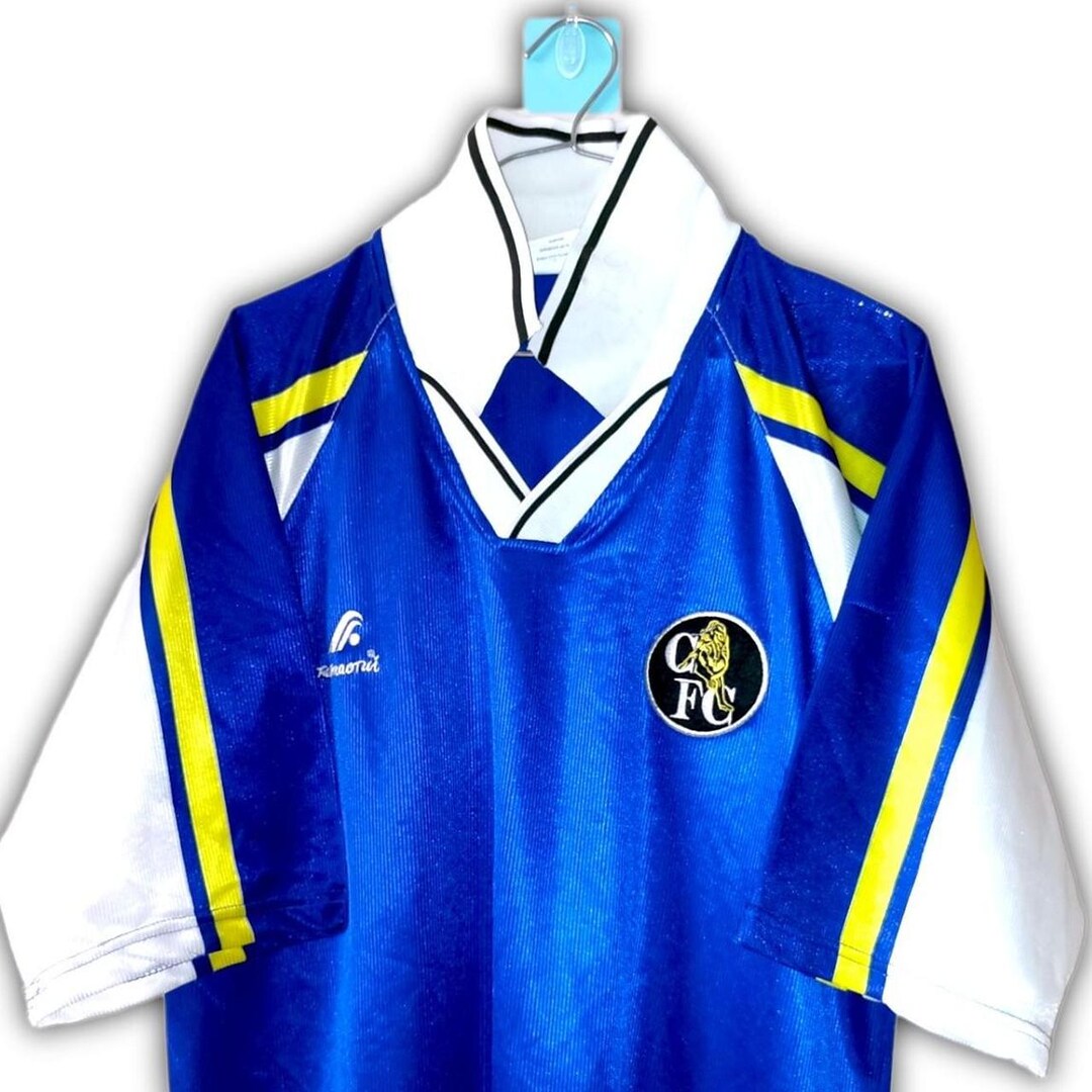 Fc Chelsea England Blues 90s Fan Home Shirt Jersey Trikot Maglia ...