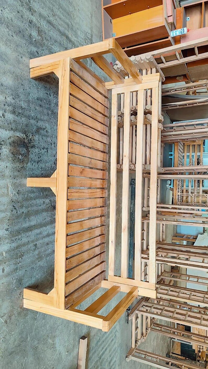 Foldable Beech Wood Patio Bench Stylish and Practical Foldable Terrace ...