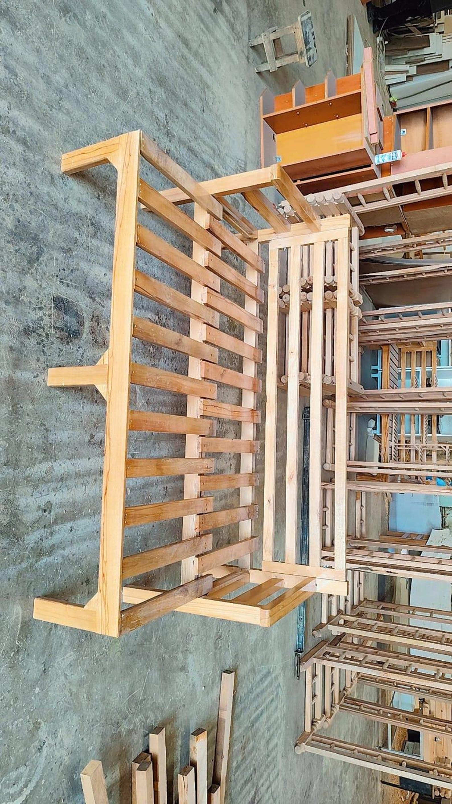 Foldable Beech Wood Patio Bench Stylish and Practical Foldable Terrace ...