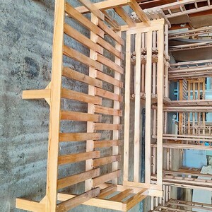 Foldable Beech Wood Patio Bench Stylish and Practical Foldable Terrace ...