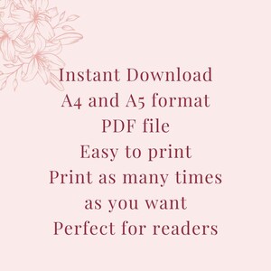 ARC Reading Tracker Printable Journal Book Review Templates Instant ...