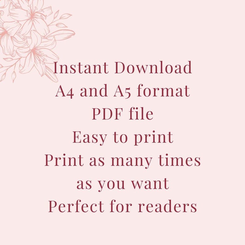 ARC Reading Tracker Printable Journal Book Review Templates Diary Book ...