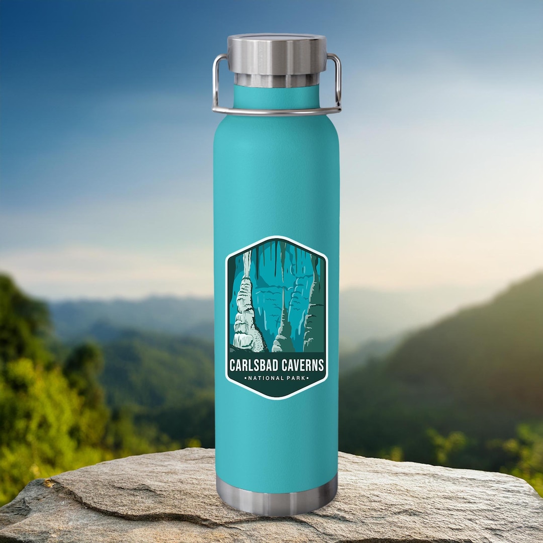 Carlsbad Caverns National Park Water Bottle: Insulated Stainless Steel ...