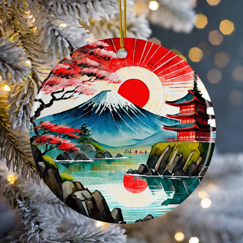 Japanese Christmas Ornaments - Etsy
