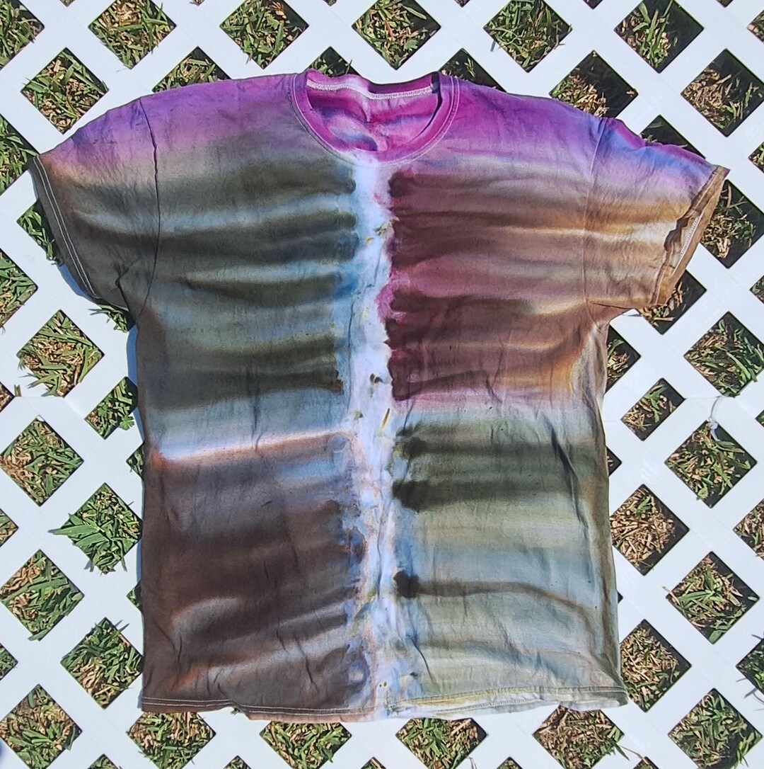 Large Mens Ice Drip Dye FREE SHIPPING Purple & Browns - Etsy