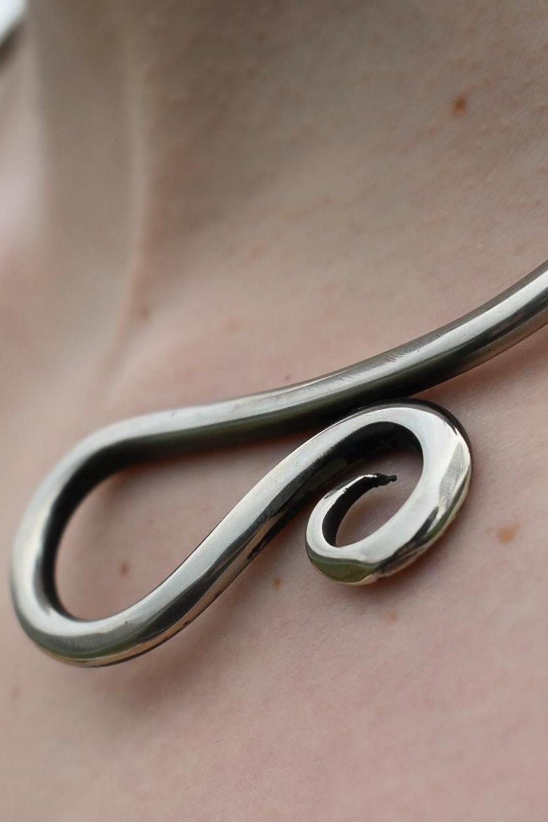 Medieval Viking Fantasy Torque Necklace Stainless Steel - Etsy