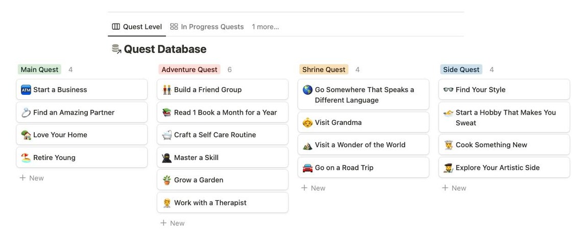 Customizable Quest Log - Etsy