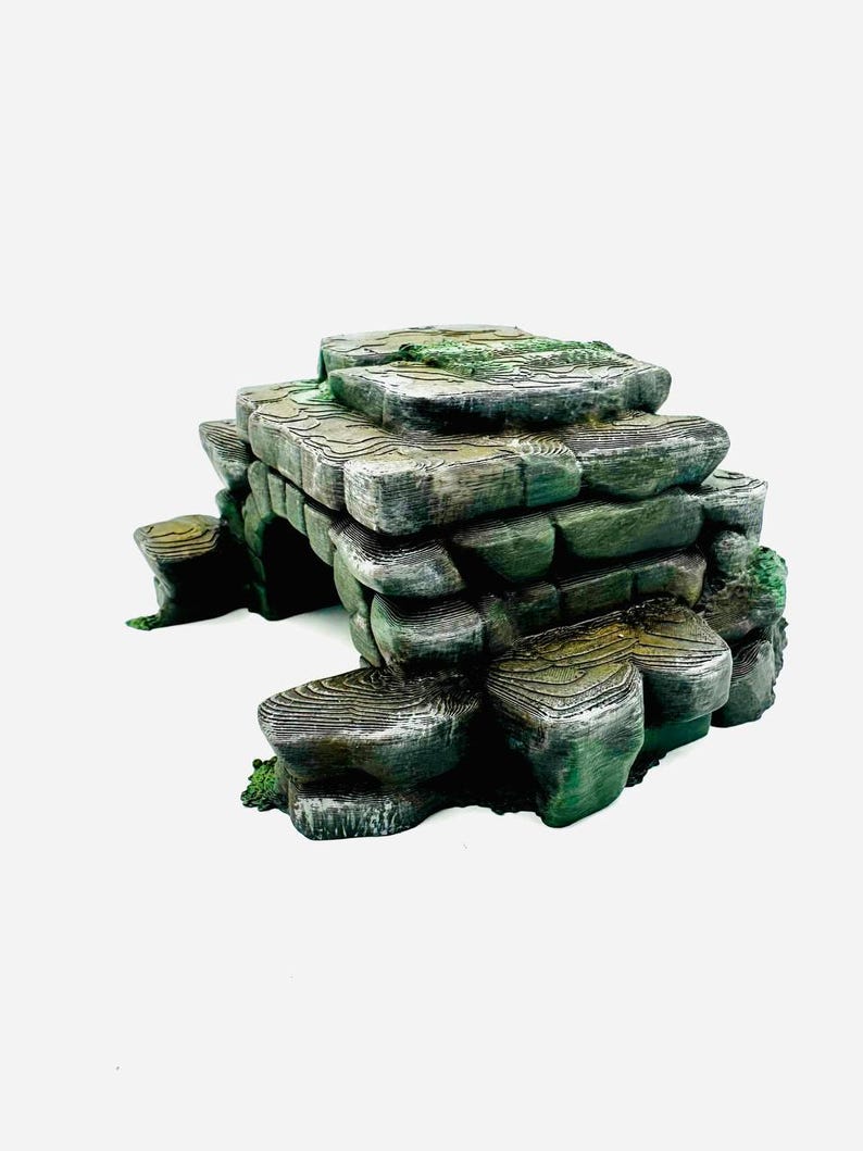 Old Jungle Temple Styled Aquarium, Fish Tank, Terrarium Decoration! - Etsy