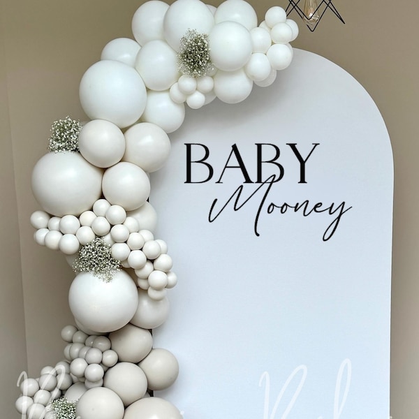 Baby Shower Custom Label Lettering - Etsy UK