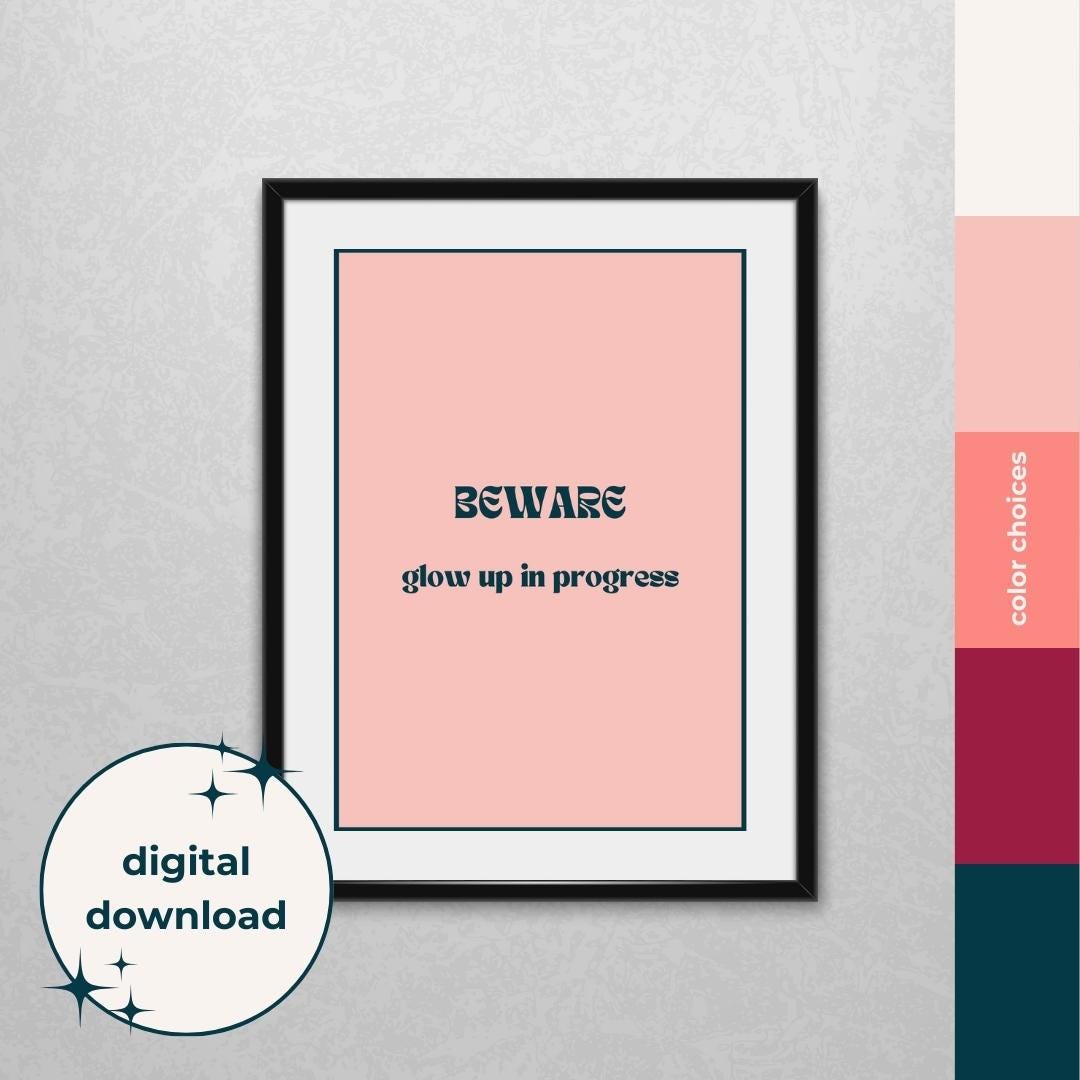 Motivational Quote, Art Print, Downloadable & Printable Poster ...