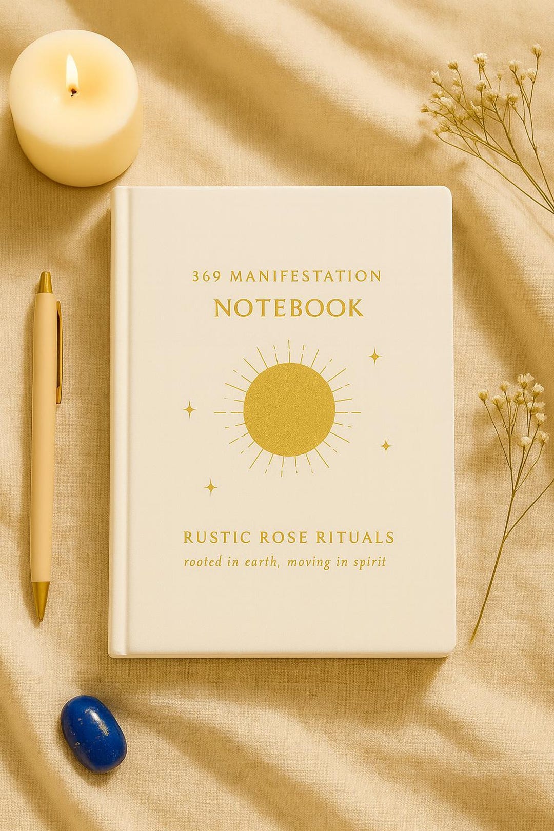 369 Manifestation Health Notebook – White Hardcover Lined Journal for ...