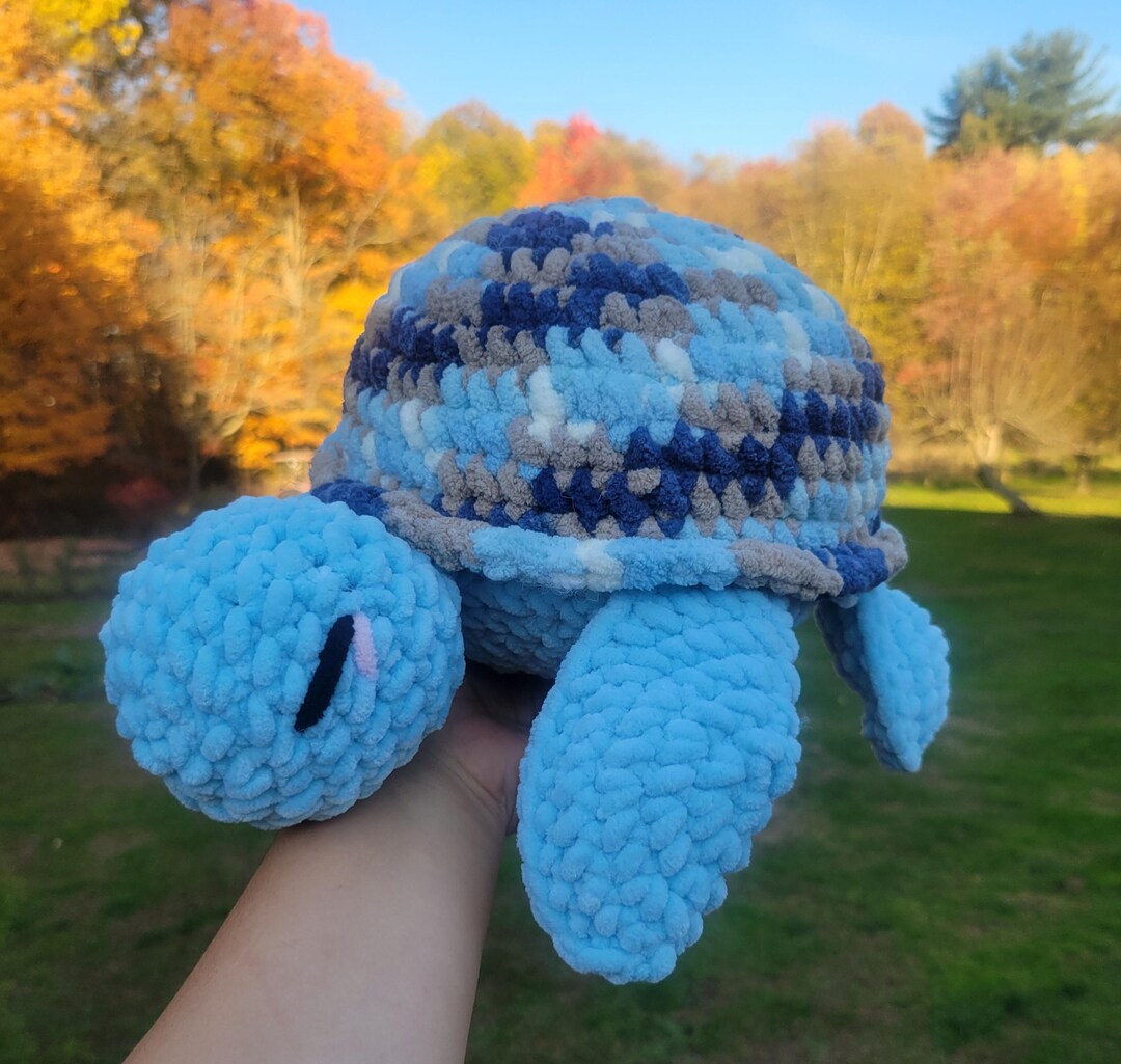 Sleepy Turtle Crochet Plush - Etsy