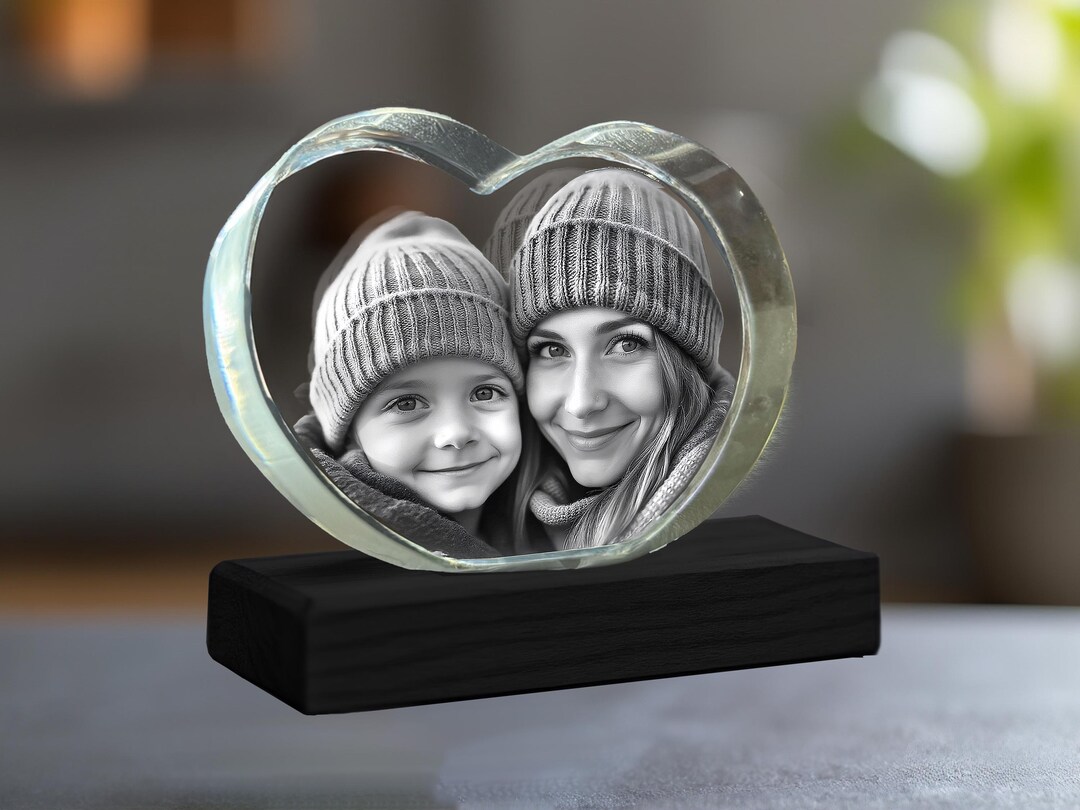 Unique Laser Engraved Heart, Birthday Gift, Valentines Gift, Father ...