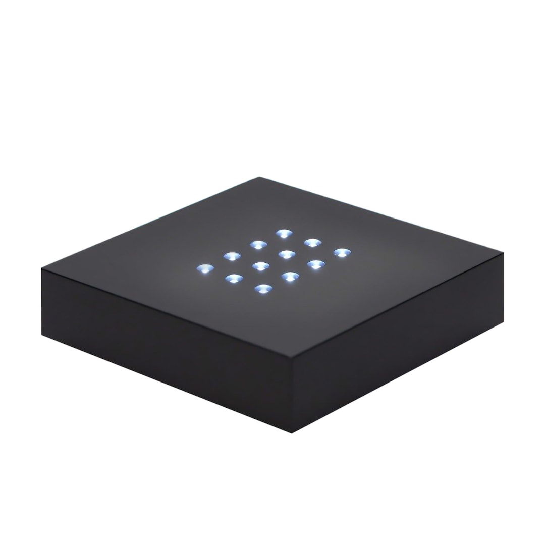 Essentials LED Light Stand for 3D Photo Glass, Black, Crystal Portrait ...