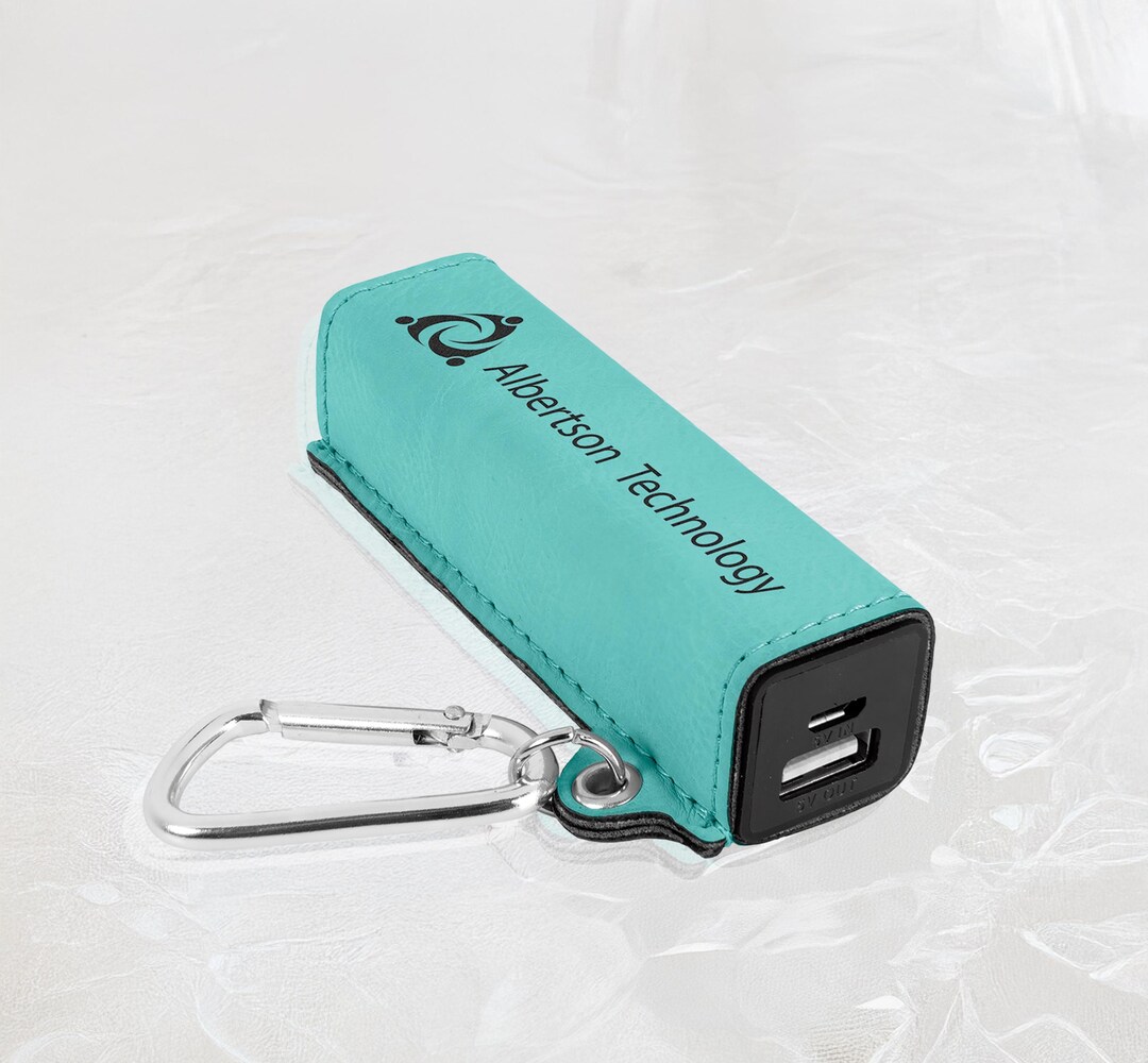 Personalized Power Bank, Phone Charger 2200mah, Leather Engraved ...