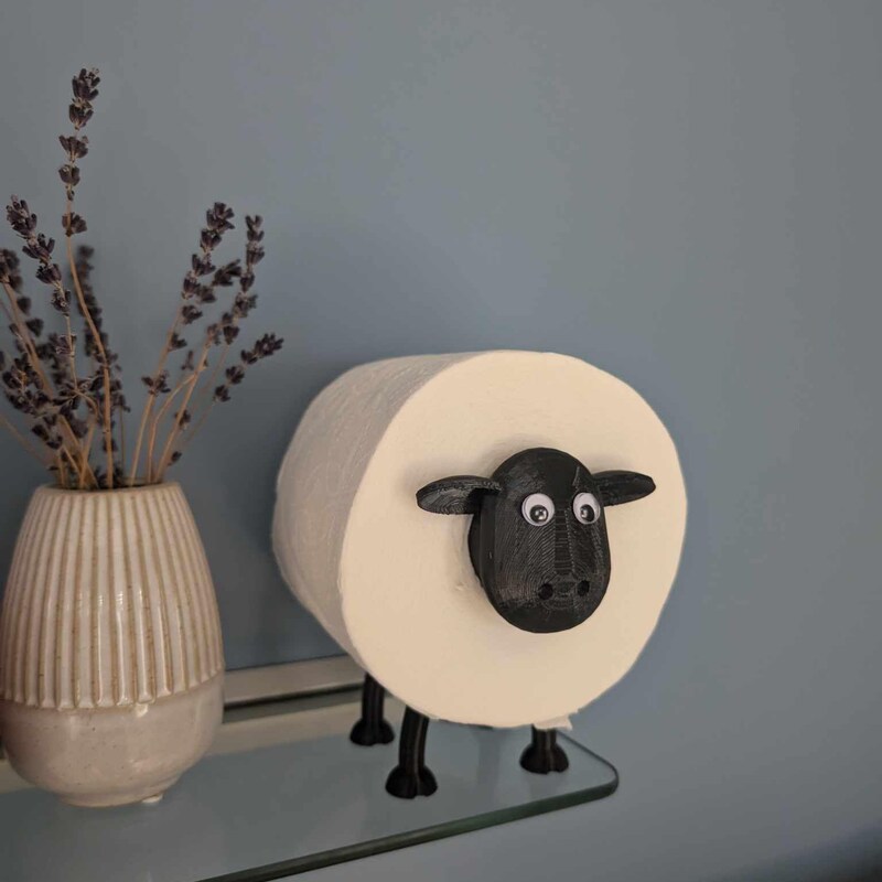 Sheep Toilet Roll Holder - Etsy UK
