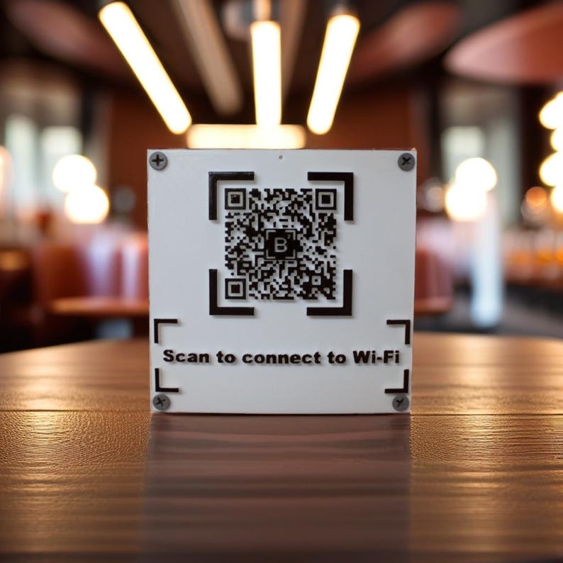 Custom 3D Printed Wall Mount QR Codes - Etsy Australia