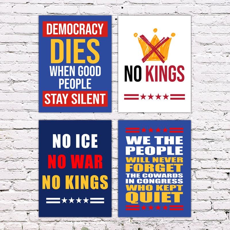 No Kings Signs - Etsy