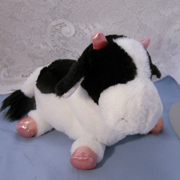 Black and White Cow Plush - Etsy