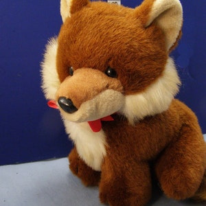 Red Fox Plush Toy 10 Stuffed Fox Fox Lover Gift - Etsy