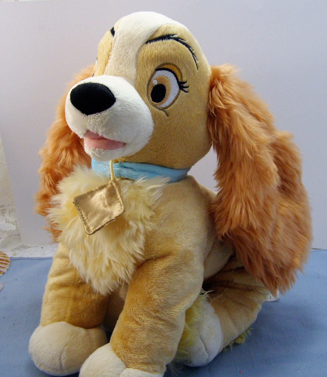 LADY and the Tramp Cocker Spaniel Plush Toy, 12 Disney Store Stuffed ...