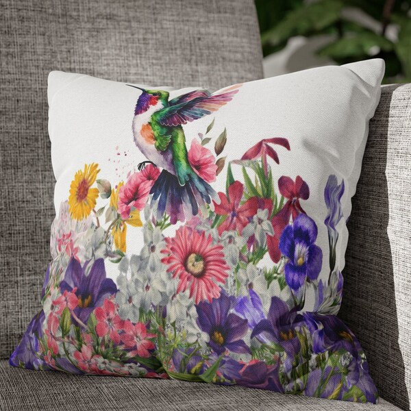 Hummingbird Pillow - Etsy
