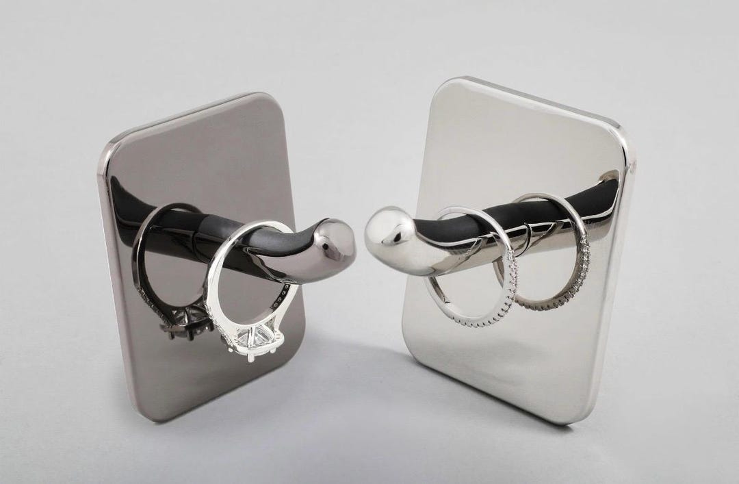 Ring Rest Jewelry Holder- Safe Storage for Rings and Small Jewelry ...
