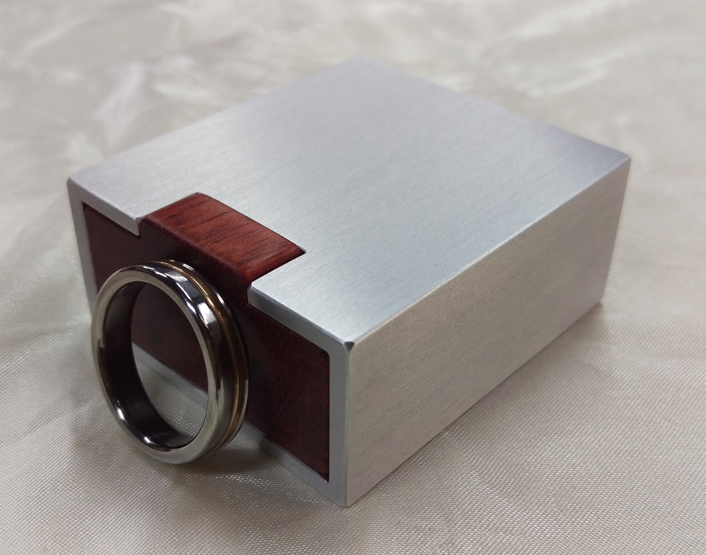 Slim Engagement Ring Box Wedding Ring Box Wooden Ring Box - Etsy