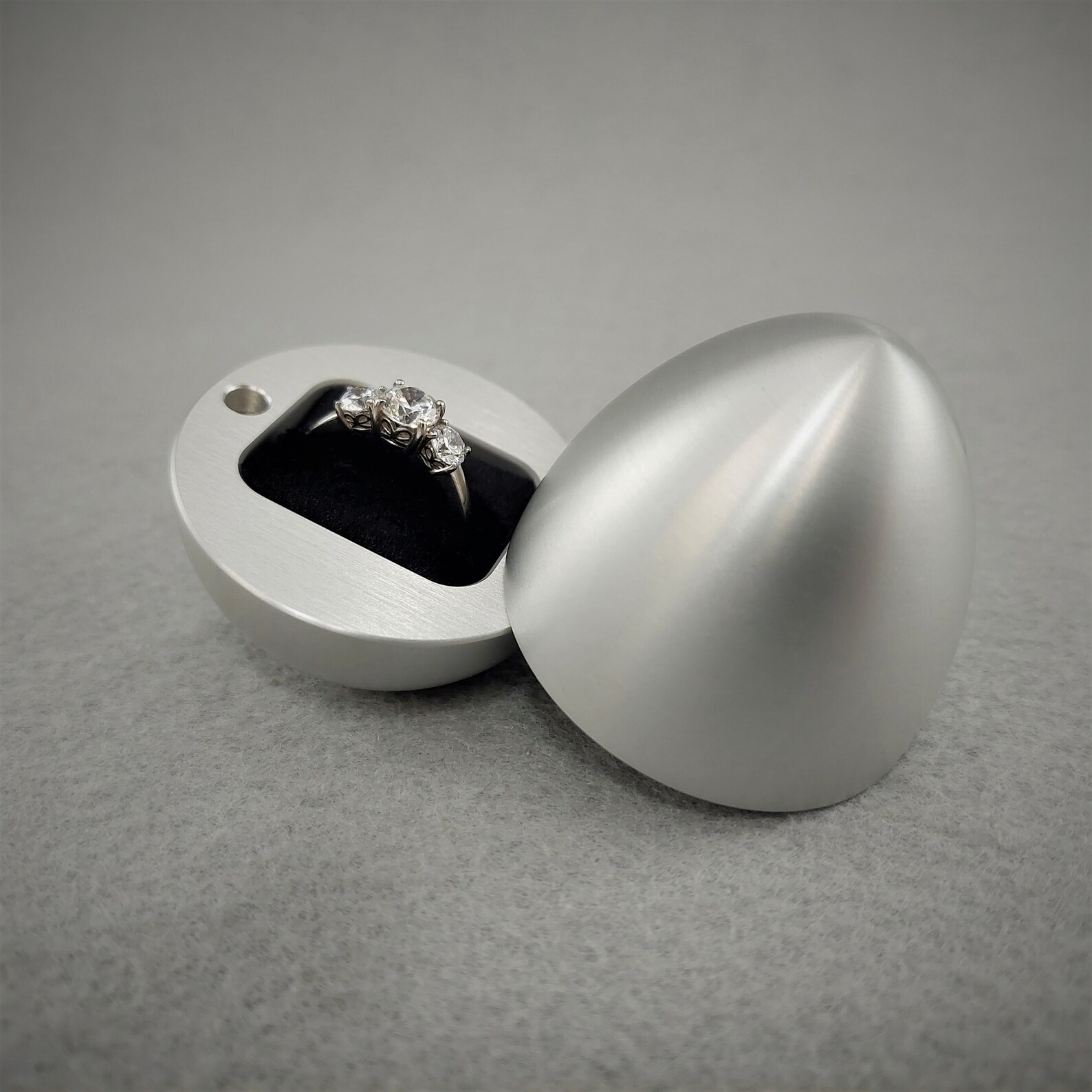 Dpcustoms Easter Egg Engagement Ring Box, Solid Metal Ring Box ...