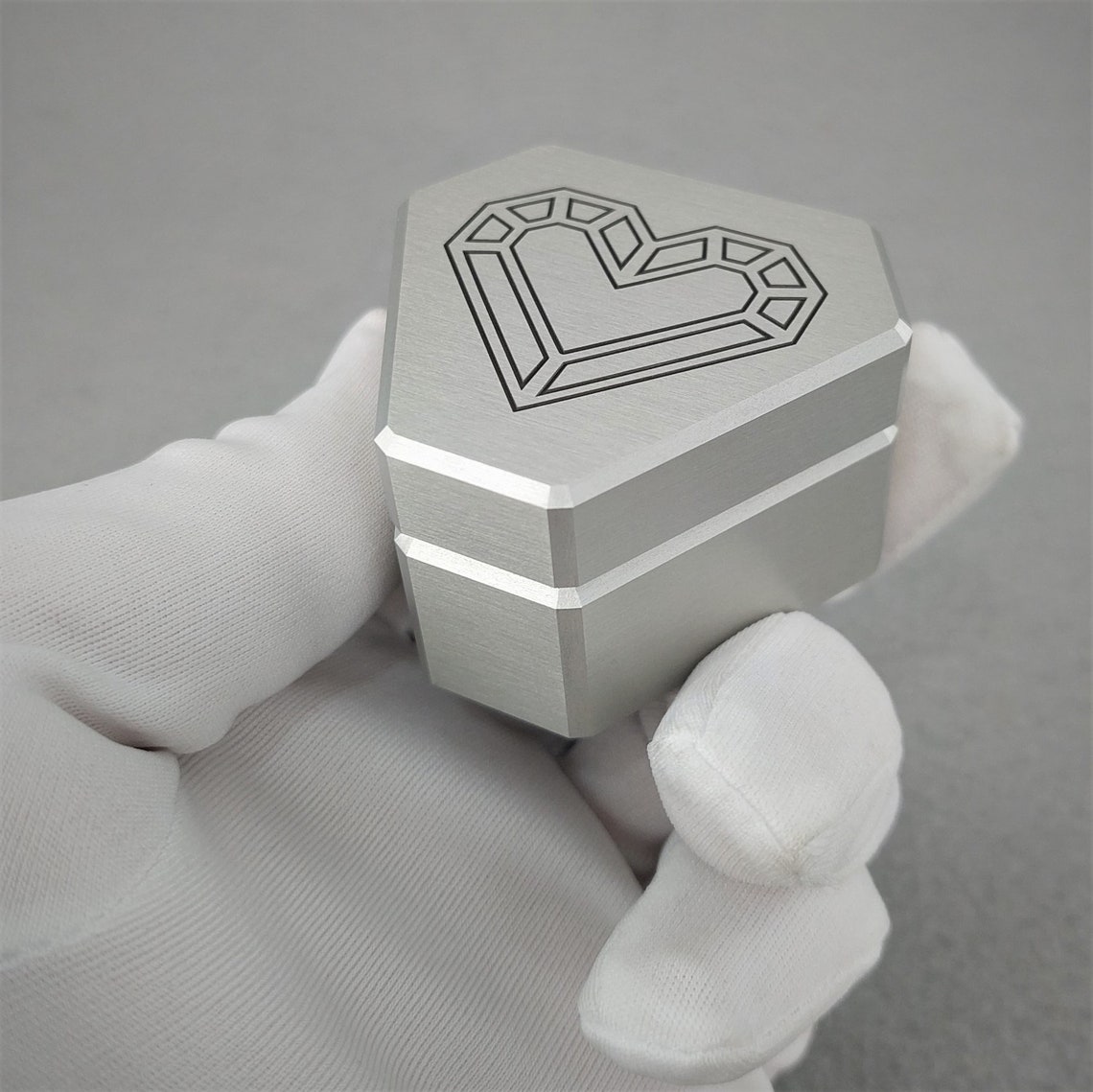 Dpcustoms Diamond Shape Engagement Ring Box Pocket Ring Box - Etsy